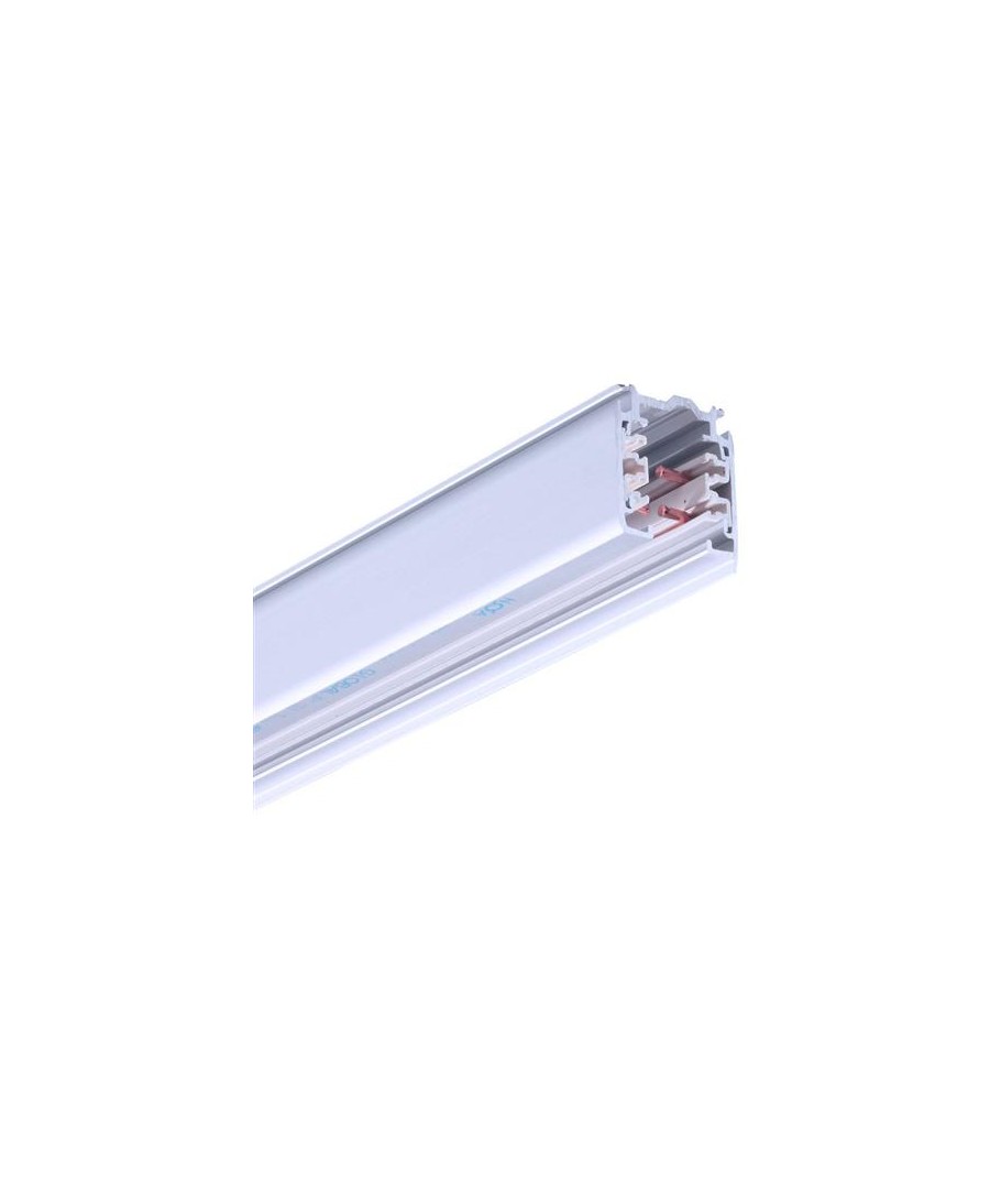 Skinne til skinnespots, 2 meter, hvid, 3-faset - LEDProff